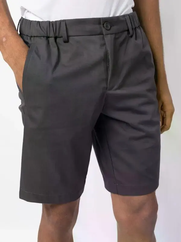 BOSS Slim-fit Shorts With Logo Patch
