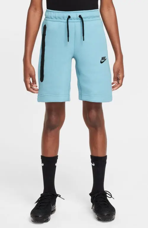 Nike Sportswear Tech Fleece Shorts - Denim Turquoise/black/black