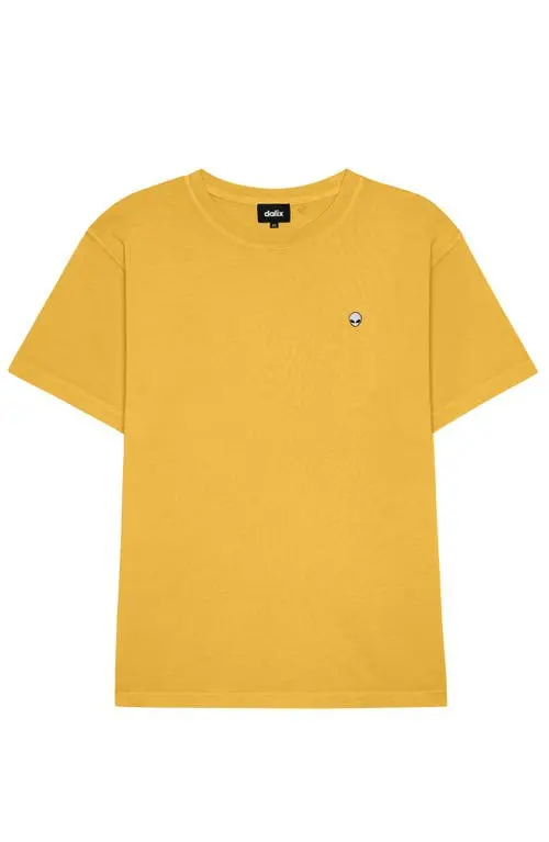 DALIX Lil Alien Midweight Garment Dye Tee - Old Gold