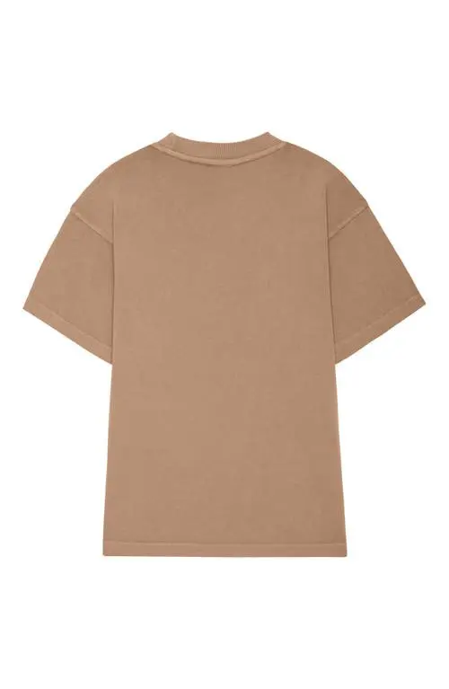 DALIX Lil Alien Heavyweight Pigment Dye Tee - Camel