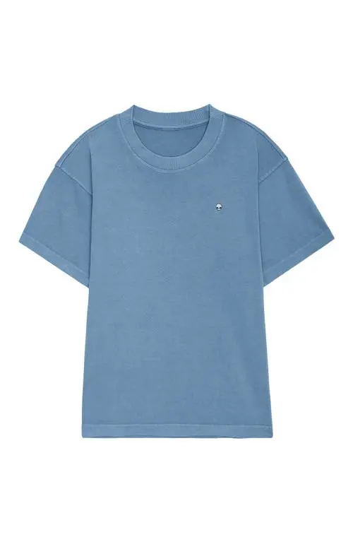 DALIX Lil Alien Heavyweight Pigment Dye Tee - Pebble Blue