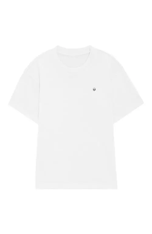 DALIX Lil Alien Heavyweight Pigment Dye Tee - White