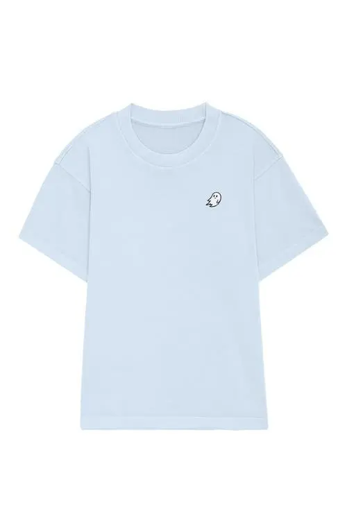DALIX Ghost Heavyweight Pigment Dye Tee - Ice Blue