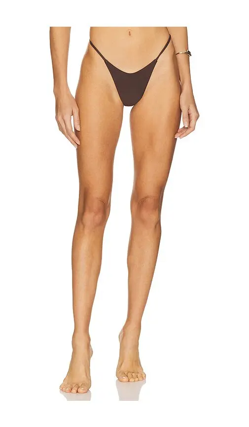 LOVEWAVE The Jax Bikini Bottom - Dark Brown