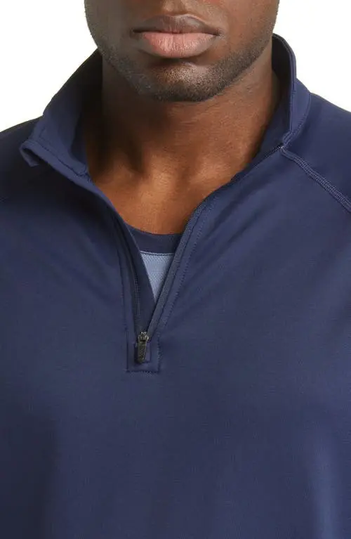 RHONE Session Quarter Zip Pullover - Navy
