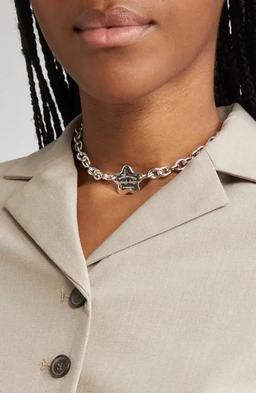 Sandy Liang Star Charm Necklace - Silver | Editorialist Sandy 