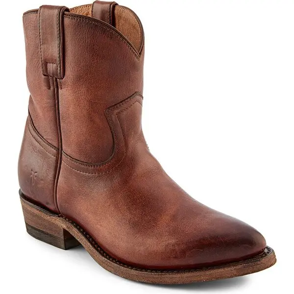 Frye Billy Western Bootie - Redwood