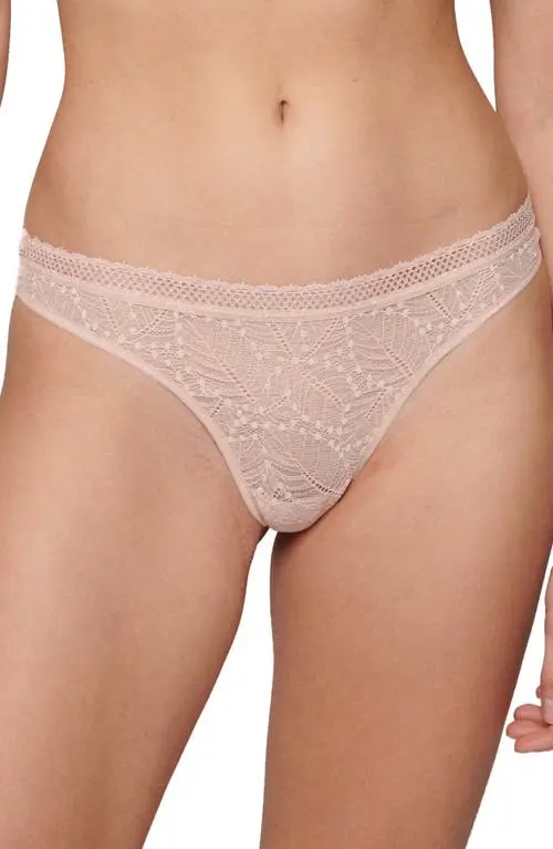 Simone Perele Comete Lace Tanga - Pinky Sand