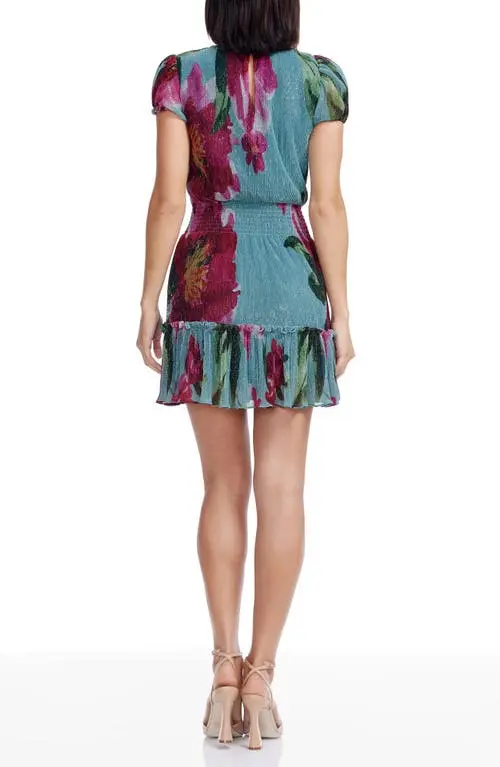 Dress The Population Kenley Smocked Fit & Flare Dress