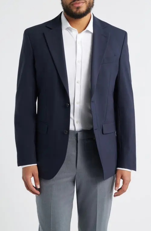 Nordstrom Henrik Trim Fit Stretch Italian Wool Suit Separate Jacket - Navy Sky