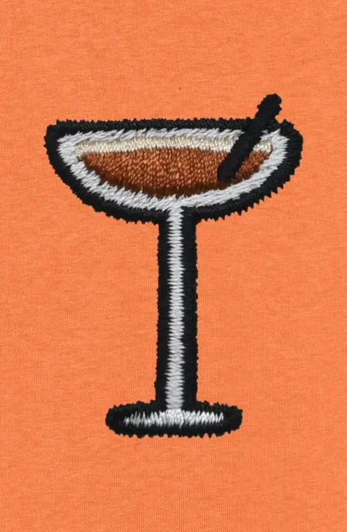 DALIX Coffee Martini Midweight Garment Dye Tee - Sherbert