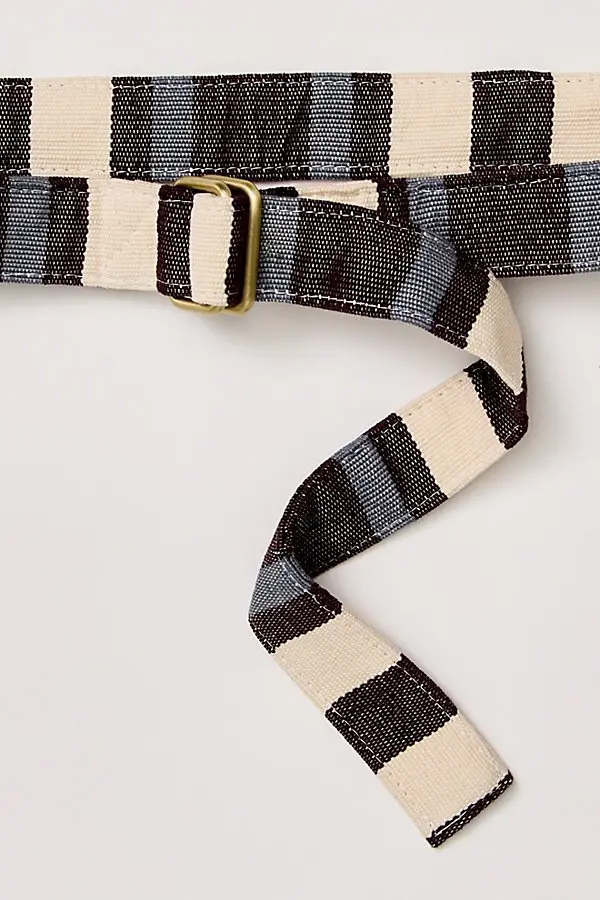 MERCADO GLOBAL Celeste Woven Belt - Macchiato