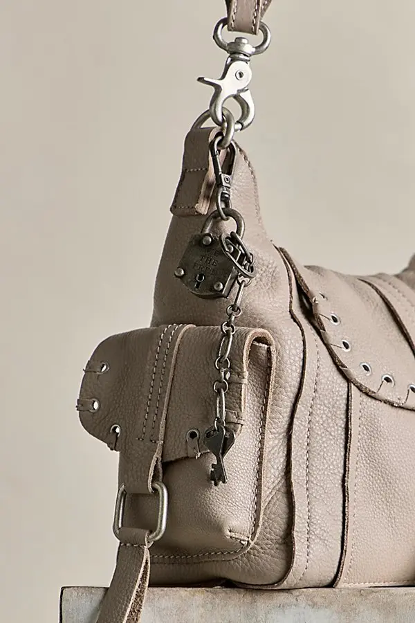 Free People We The Free Baby Leigh Distressed Leather Tote