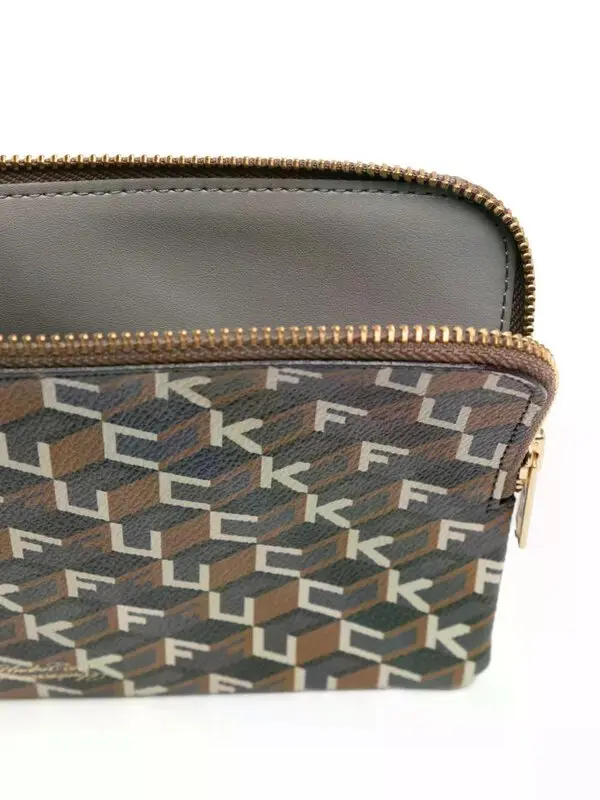 Undercover Graphic-print Wallet - Neutrals