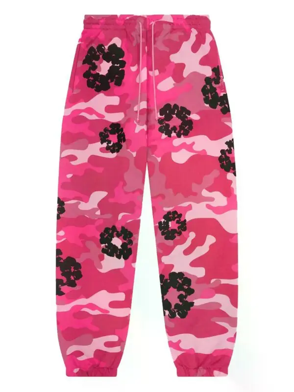 DENIM TEARS Wreath Track Pants - Pink