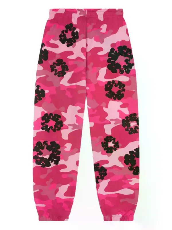 DENIM TEARS Wreath Track Pants - Pink