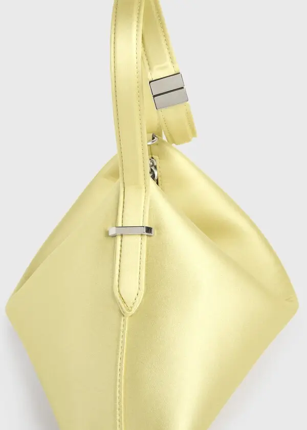 TOTEME Bevel Satin Wristlet