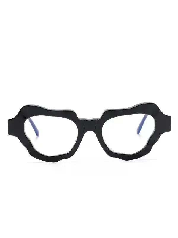 KUBORAUM Geometric Frame Glasses - Black