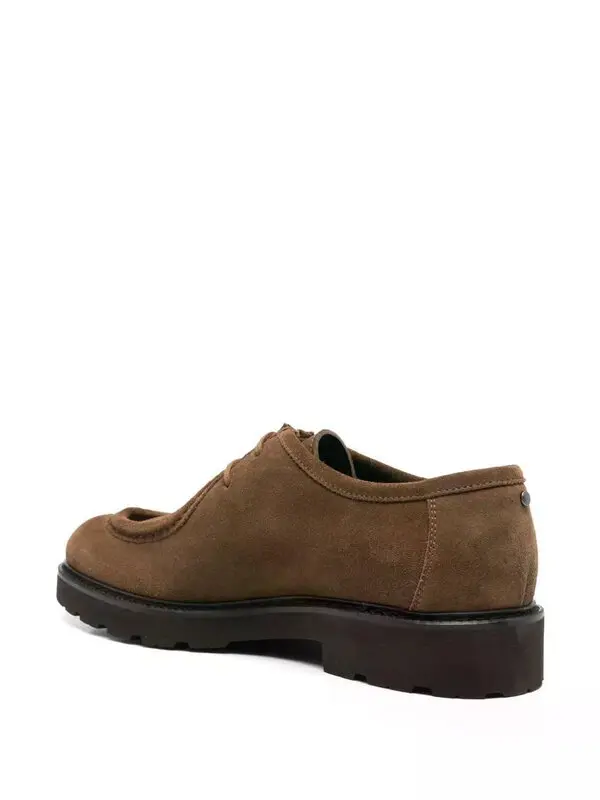 Canali Suede Lace-up Shoes