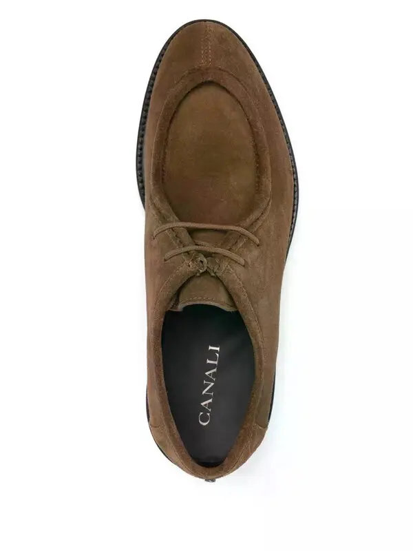 Canali Suede Lace-up Shoes