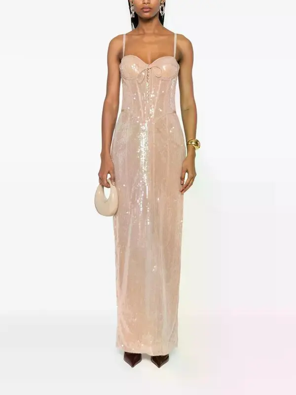 Giuseppe Di Morabito Sequinned Maxi Dress