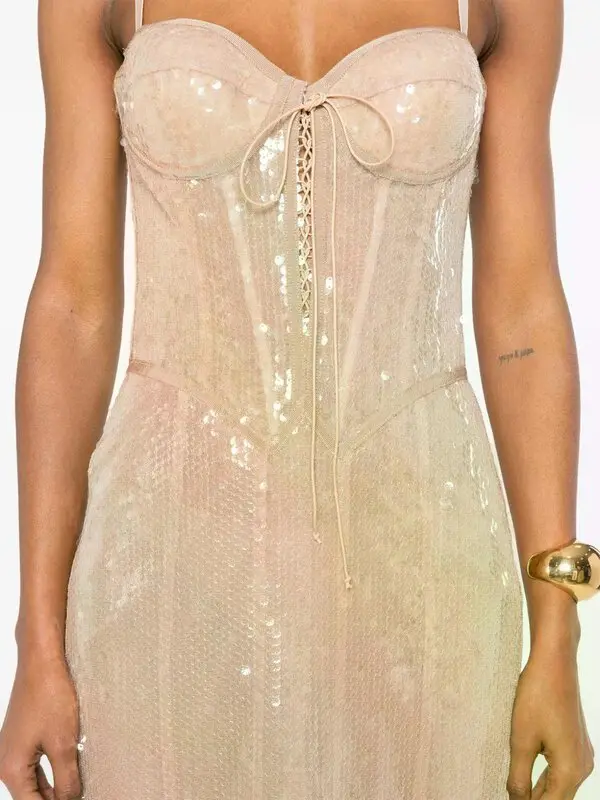 Giuseppe Di Morabito Sequinned Maxi Dress