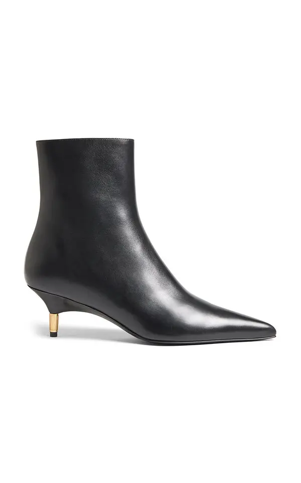 Khaite Bella Ankle Boot 55 - Black