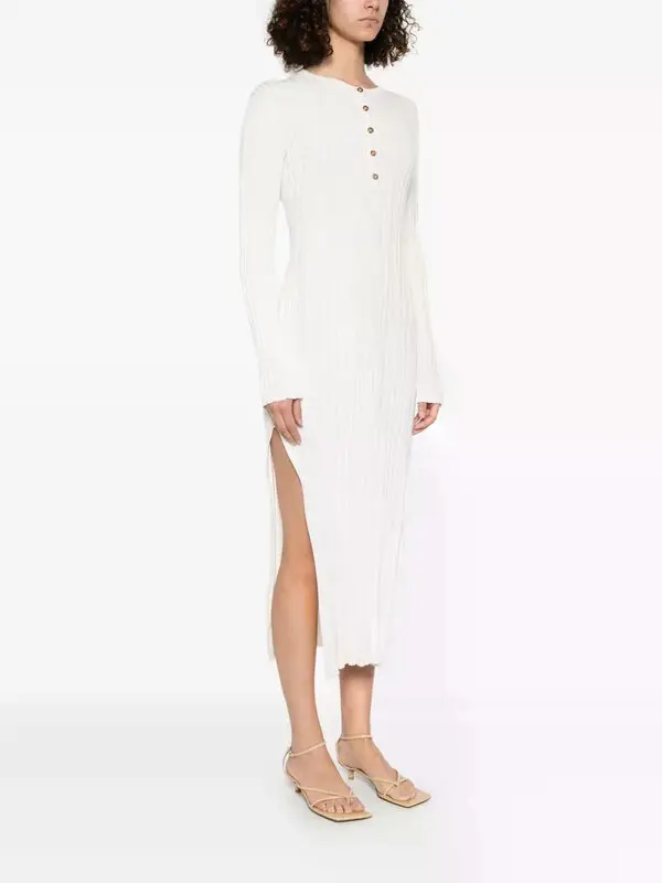 Loulou De Saison Eldara Midi Dress - Neutrals