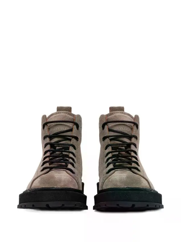 BUTTERO® Suede Lace-up Ankle Boots