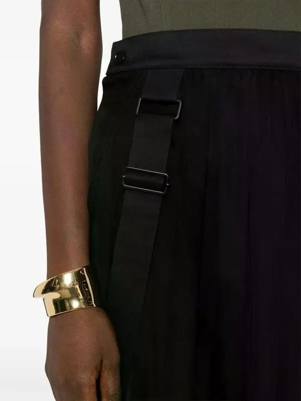 Max Mara Jedy Chiffon Maxi Skirt - Black