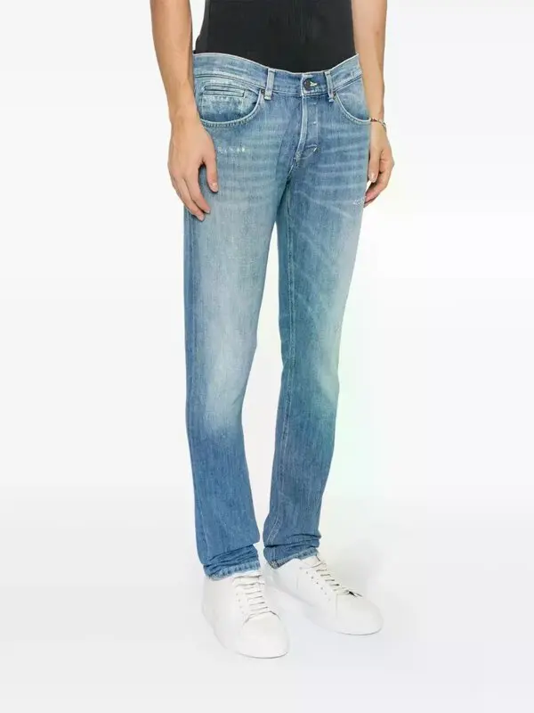 DONDUP Logo-plaque Distressed Jeans