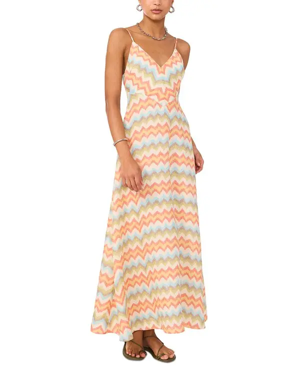 1.State Chevron Maxi Dress