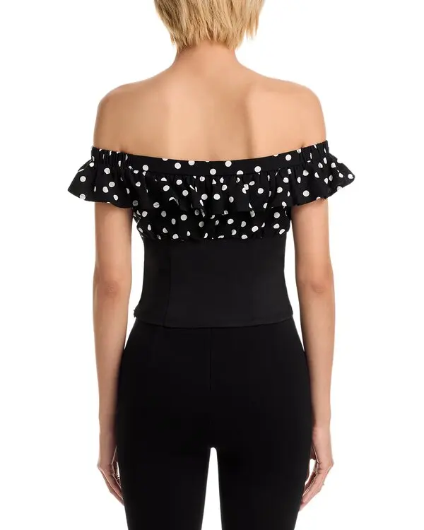 FORE Polka Dot Top