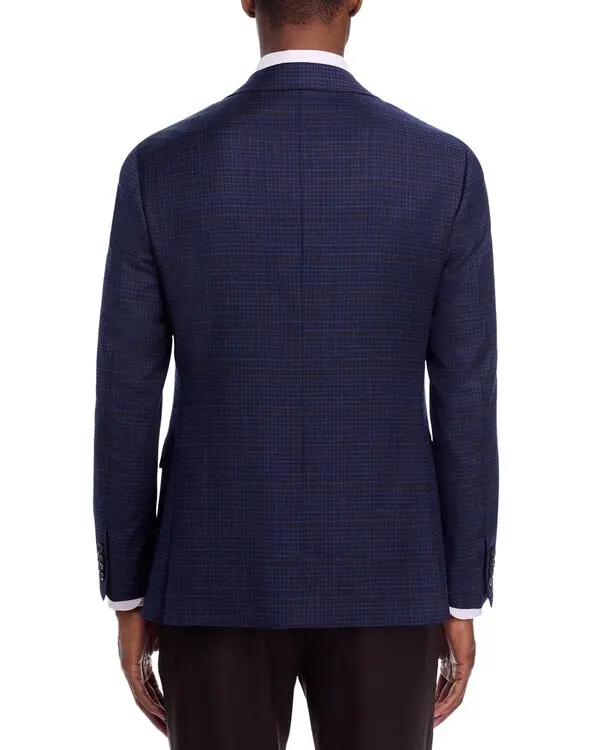 Canali Trim Fit Windowpane Sport Coat