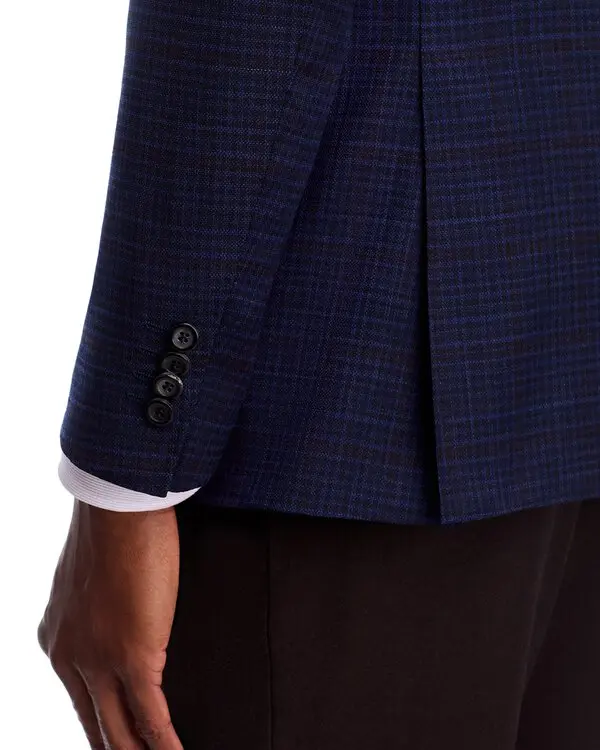 Canali Trim Fit Windowpane Sport Coat
