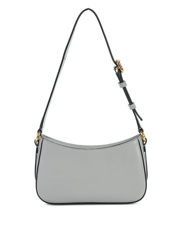 Chloé Medallion Mini Leather Shoulder Bag - Bluish Green