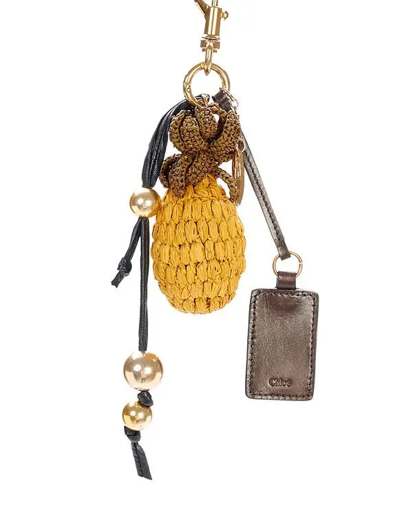 Chloé Pineapple Bag Charm - Sunset Yellow
