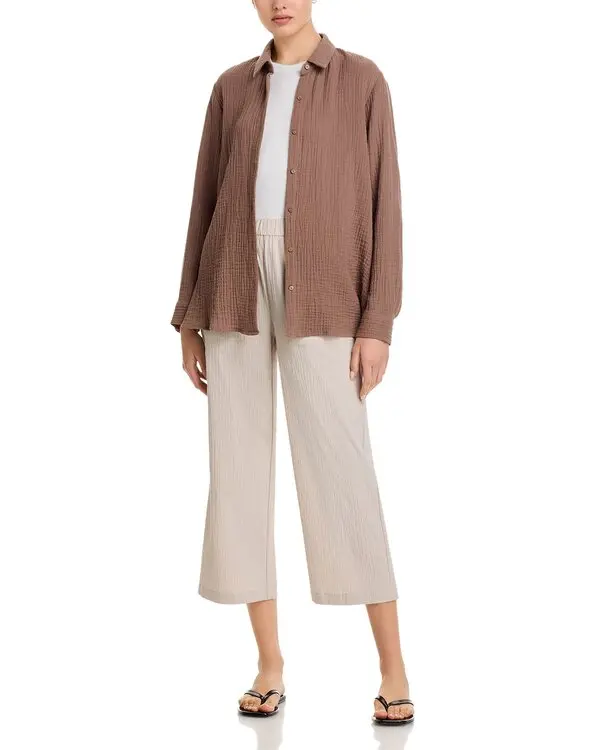Eileen Fisher Classic Collar Easy Shirt