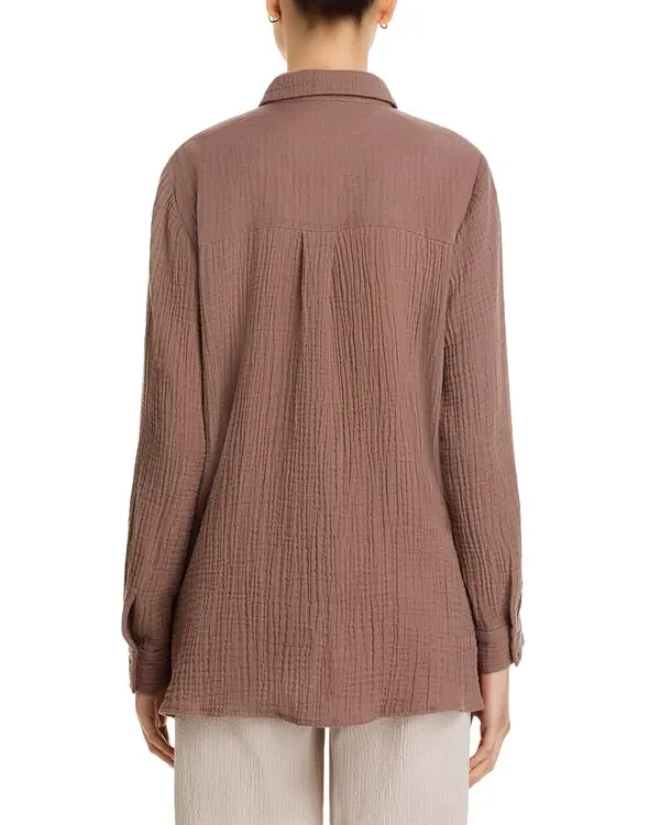 Eileen Fisher Classic Collar Easy Shirt