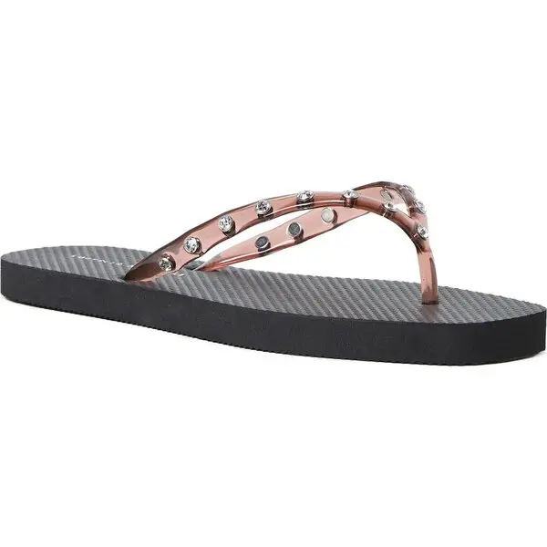 LOEFFLER RANDALL Taryn Jelly Flip Flop - Brown/ Black