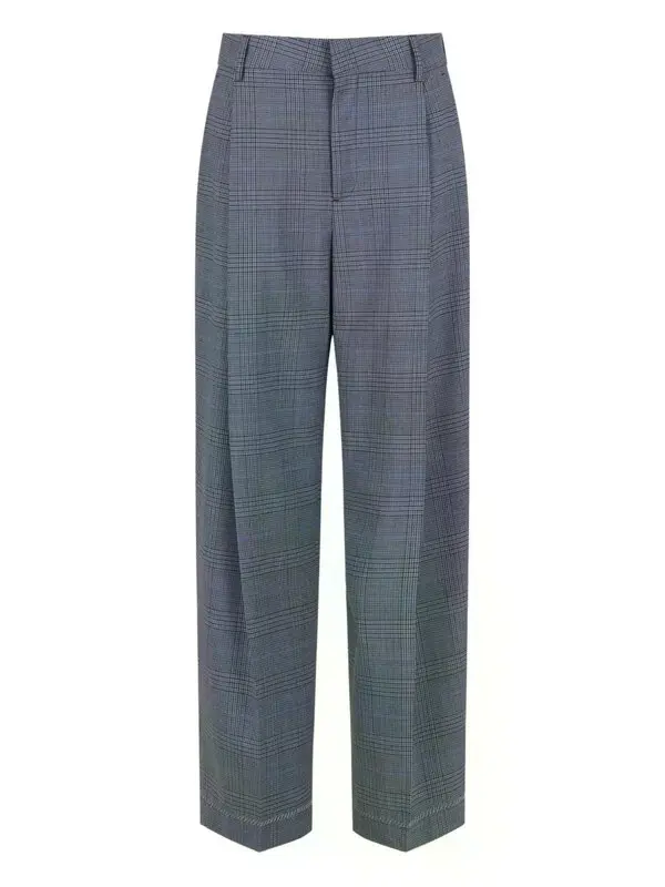 Marni Prince Of Wales-check Trousers - Neutrals