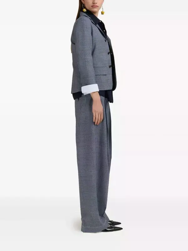 Marni Prince Of Wales-check Trousers - Neutrals