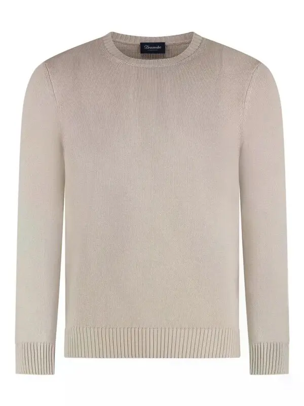 DRUMOHR Cotton Sweater - Neutrals