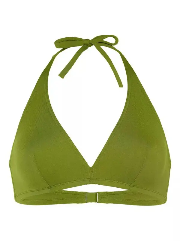 ERES Gang Tie-back Triangle Bikini Top - Green