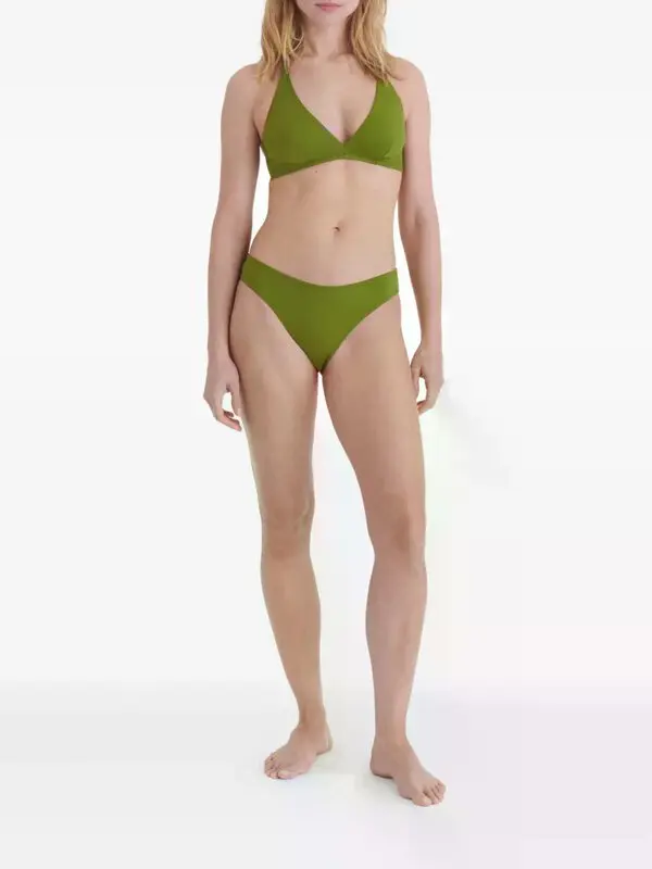 ERES Gang Tie-back Triangle Bikini Top - Green
