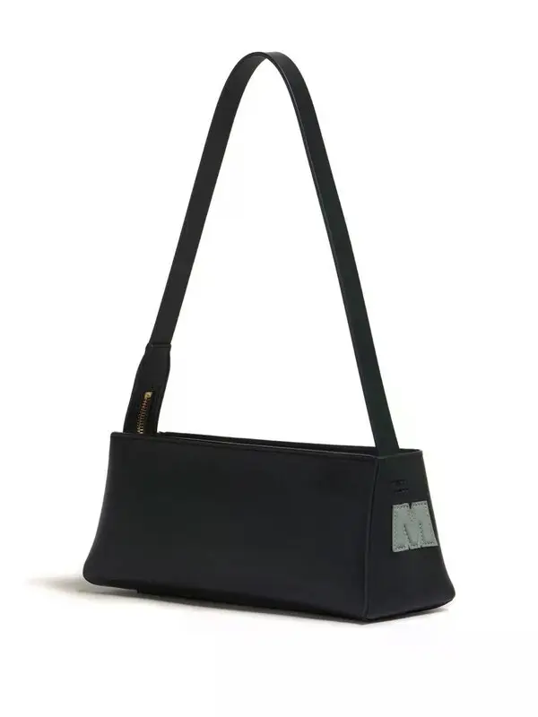 Marni Leather Bag With Puffy Logo - Black