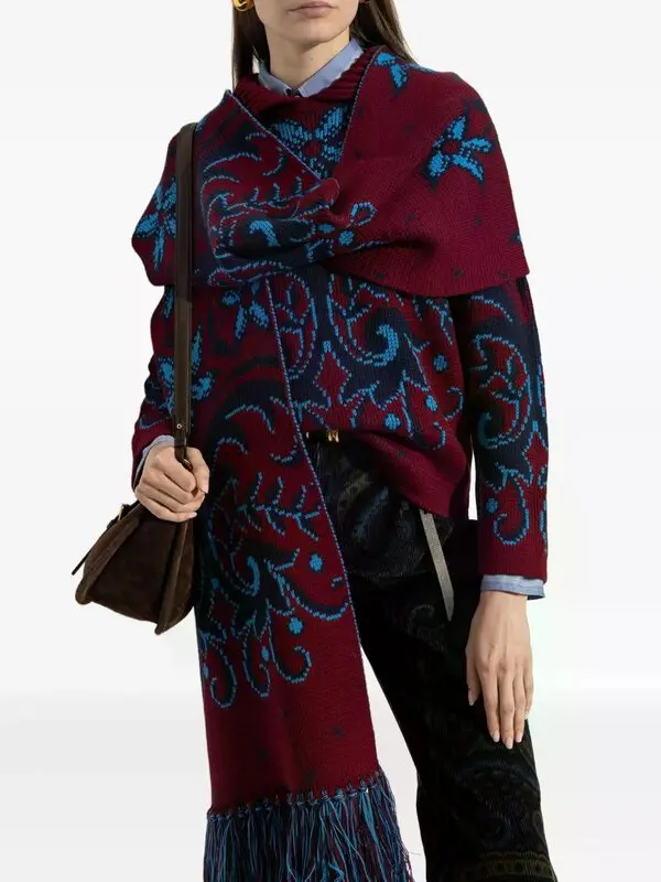 Etro Wool Scarf - Red