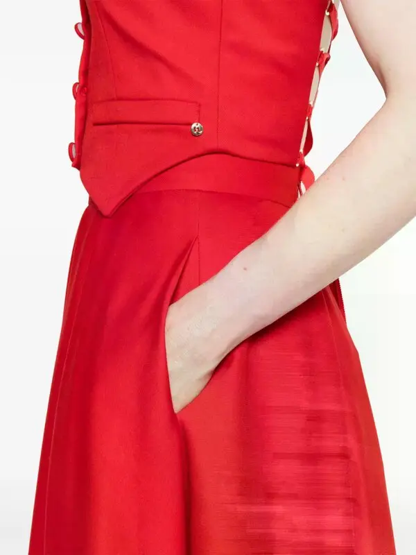 NISSA Flared Skirt With Zip Fastening