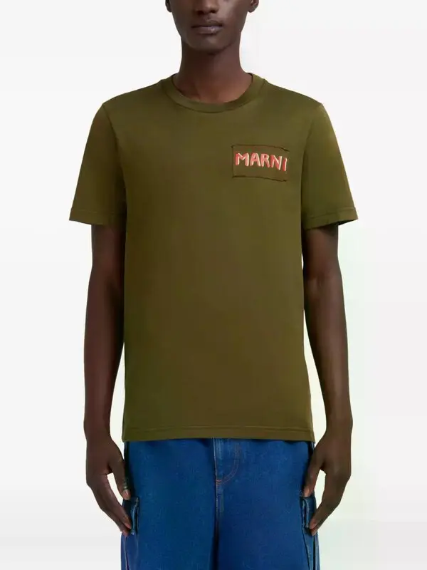 Marni Logo-patch T-shirt