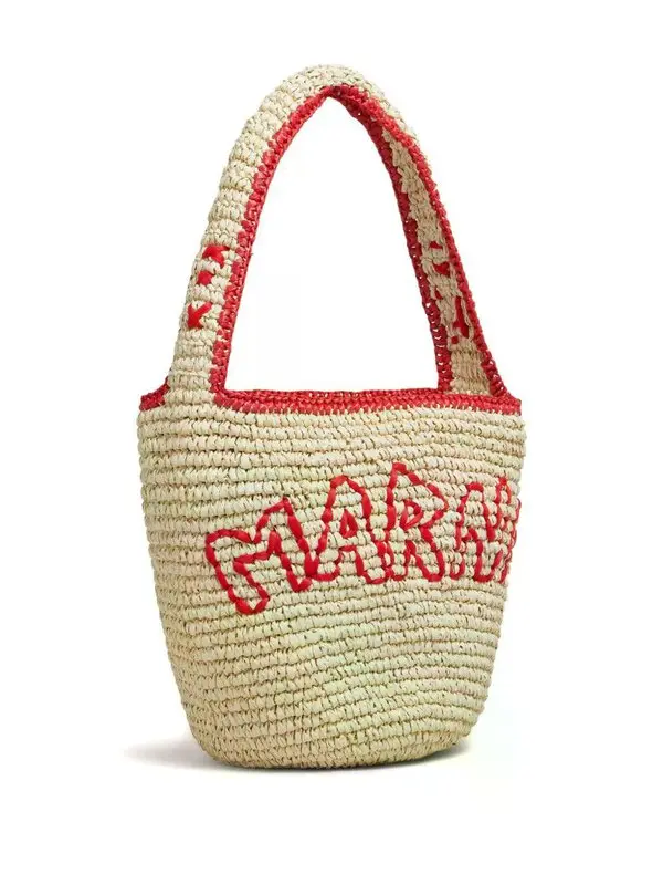 Marni Small Nassa Shoulder Bag - White